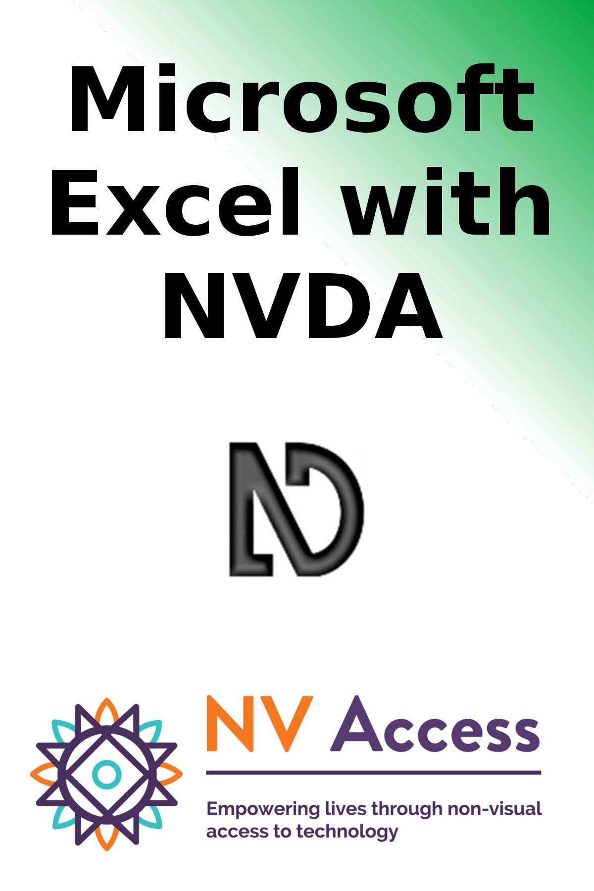 NV Access | Microsoft Excel Training for NVDA (eBook)